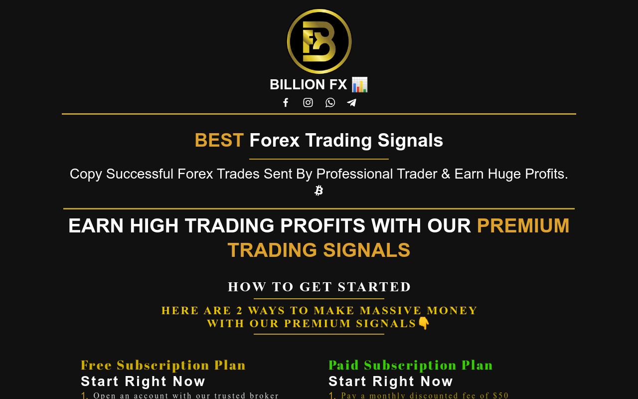 BillionFx-Getstarted